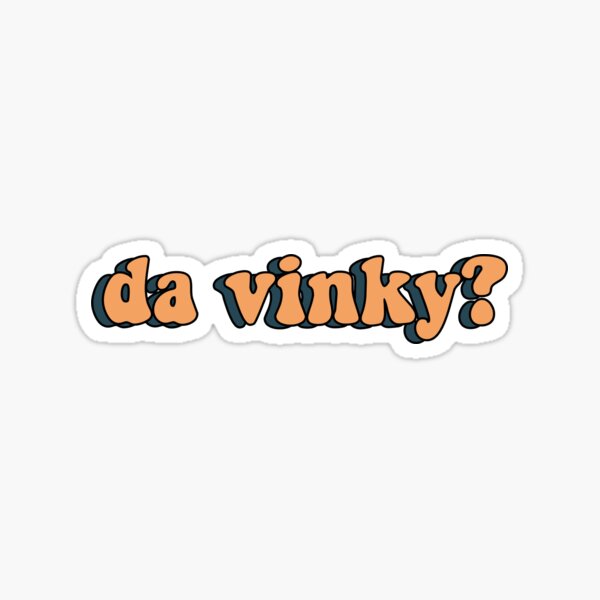 "Da Vinky TikTok Mona Lisa Meme" Sticker for Sale by LeBebArt | Redbubble
