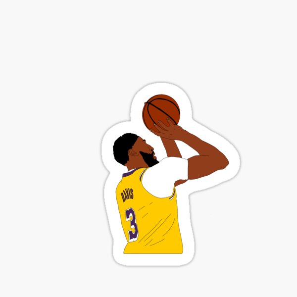 "Anthony Davis" Sticker for Sale by Illustrathan | Redbubble