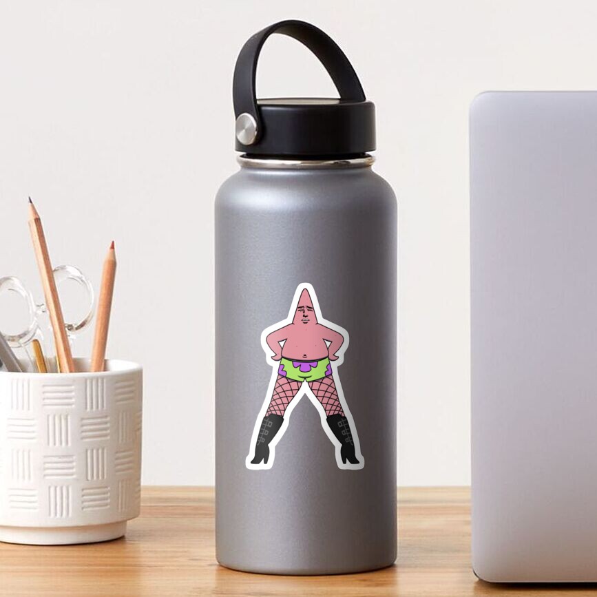 "Patrick Star in Heels" Sticker by genuphobia | Redbubble