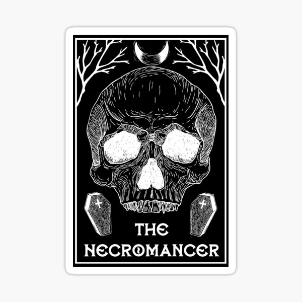 "The Necromancer" Sticker by W-and-Co | Redbubble