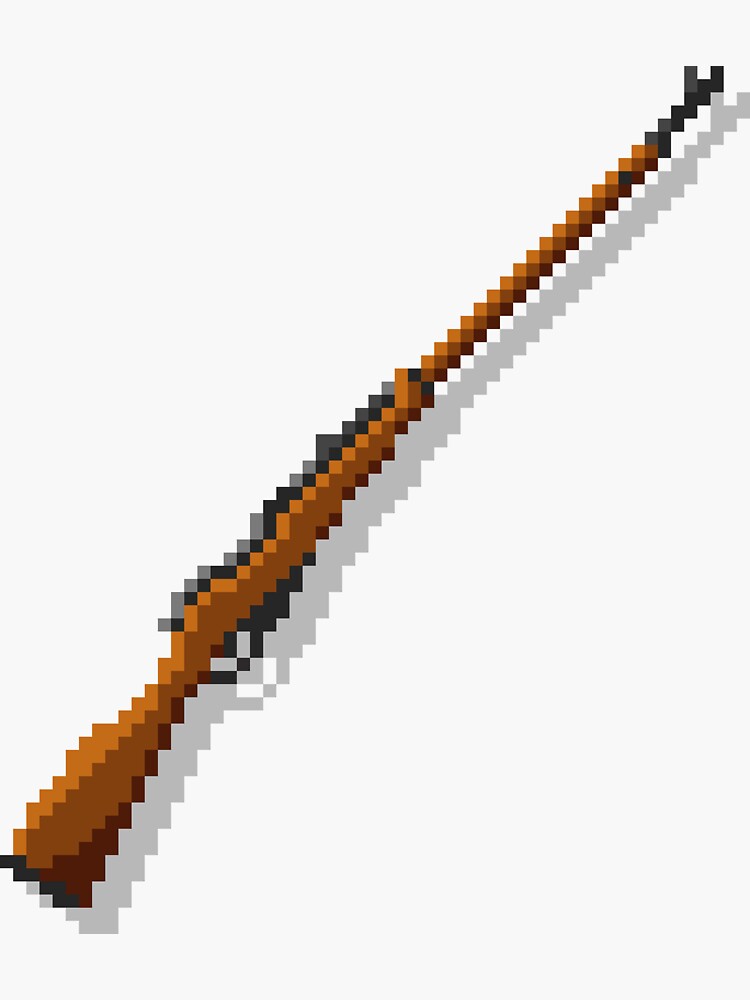 Pegatina «Mosin Nagant - 7.62x54R Pixel Art» de pixelbrian | Redbubble