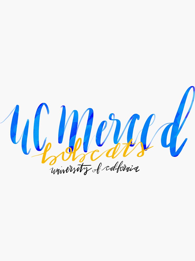 "UC MERCED" Sticker by emilypace3 | Redbubble