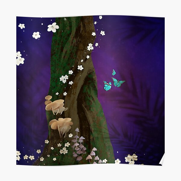 "Enchanted Forest" Poster by StarkLilyDesign | Redbubble