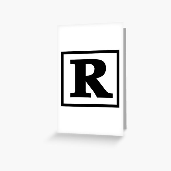 Rated R Greeting Cards | Redbubble