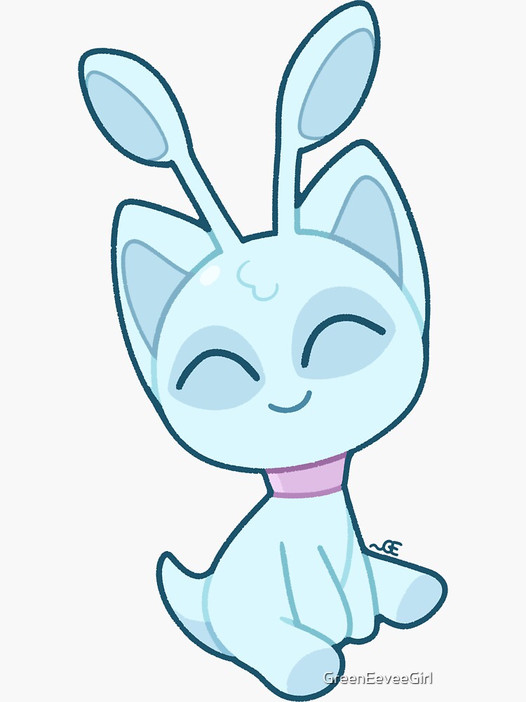 "Baby Aisha" Sticker by GreenEeveeGirl | Redbubble