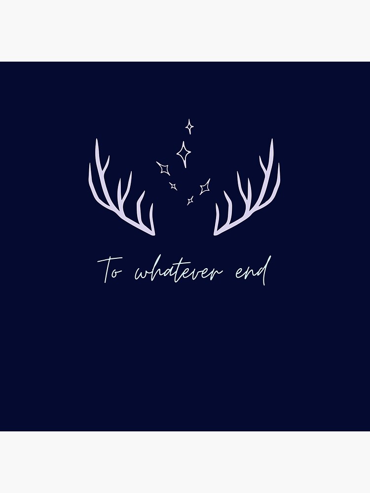 "To Whatever End Throne of Glass" Sticker for Sale by ivy-ish | Redbubble