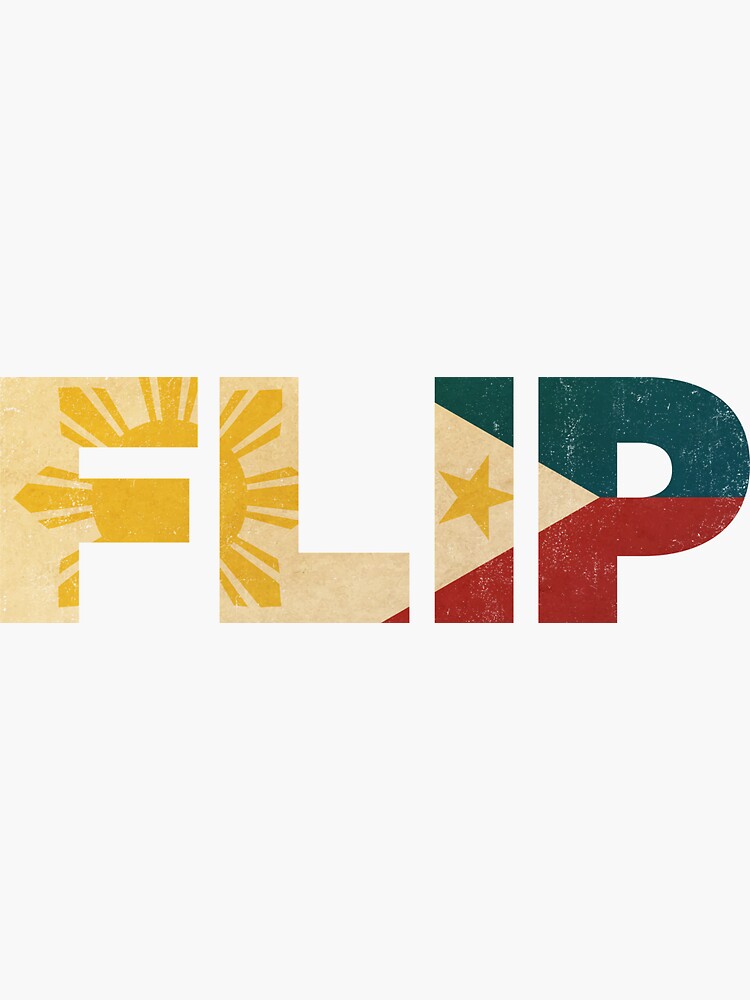 "FLIP" Sticker by AcornJamKit | Redbubble