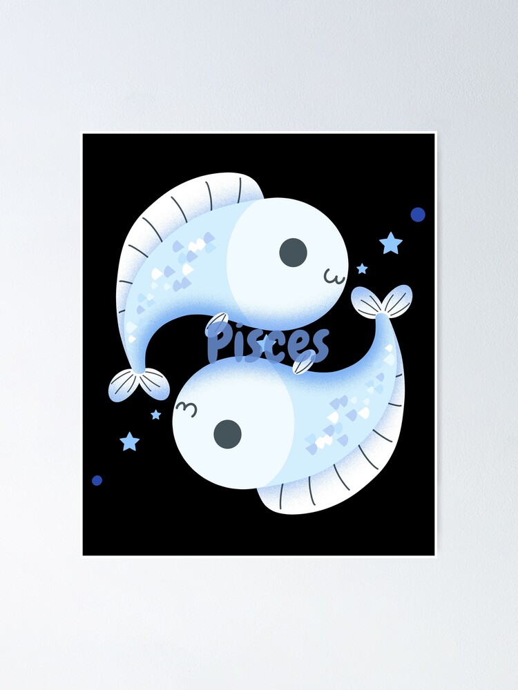 "Pisces Star Sign Horoscope Constellation Fish Cute Cartoon Animation ...
