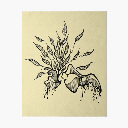 "disgorging head" Art Board Print by scribblyfish | Redbubble