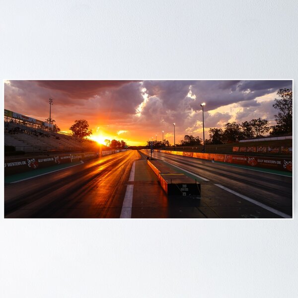 "Drag Racing Sunset " Poster for Sale by dragphotos | Redbubble