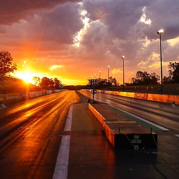 "Drag Racing Sunset " Poster for Sale by dragphotos | Redbubble