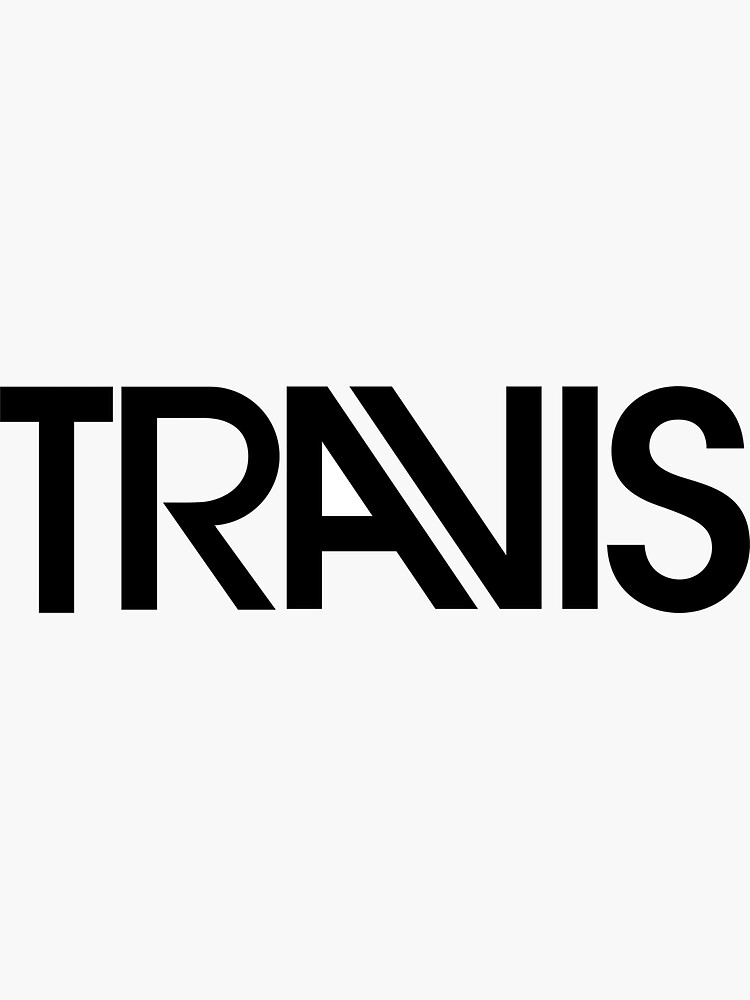"Travis The Band" Sticker for Sale by CAMF111 | Redbubble