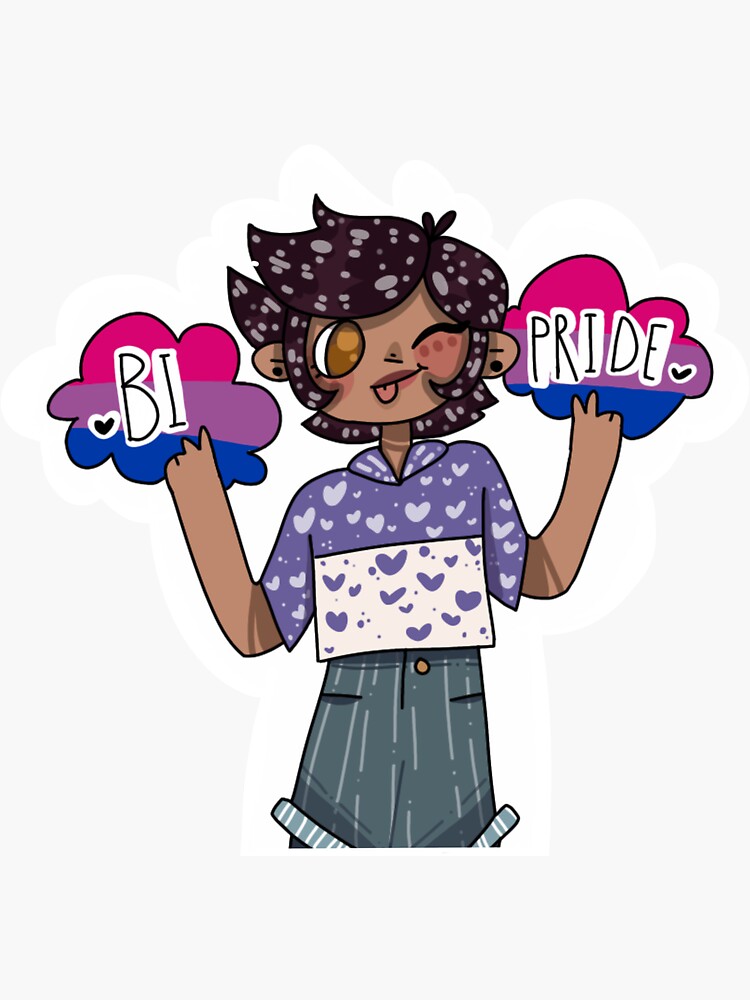 "Bi pride " Sticker for Sale by kotlcsokeefe | Redbubble