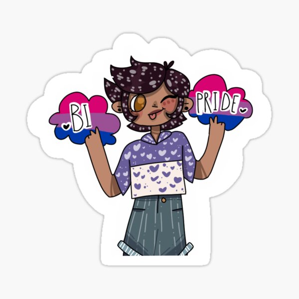 "Bi pride " Sticker for Sale by kotlcsokeefe | Redbubble