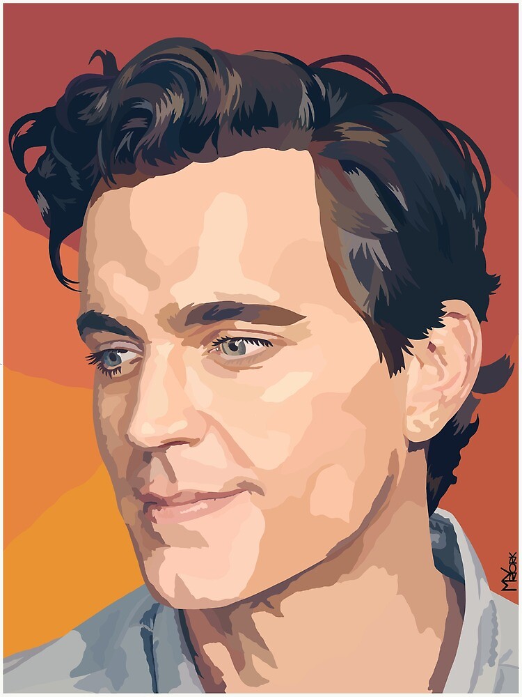 "Matt Bomer" Art Print for Sale by Luke York | Redbubble