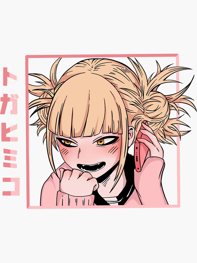 "Cute Himiko Toga Sticker" Sticker by AniHolic | Redbubble
