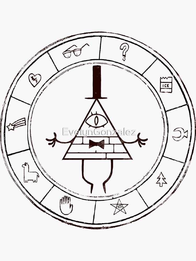 "Bill the Triangle Man" Sticker by EvelynGonzalez | Redbubble