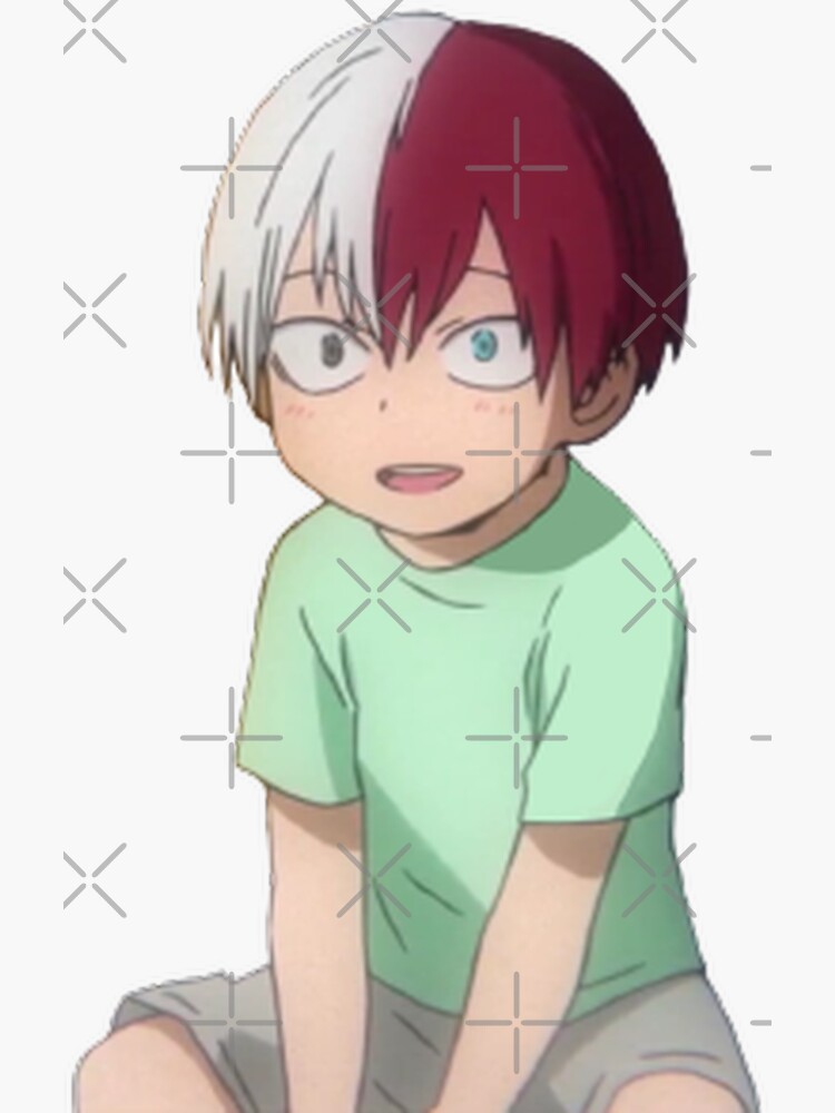 "Smol Shoto Todoroki - BNHA/MHA" Sticker for Sale by Itsyowitch | Redbubble