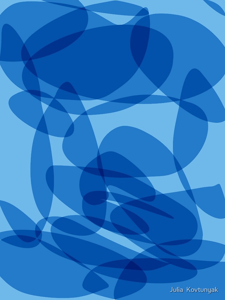 "blue abstract" Poster by JulJulietta | Redbubble