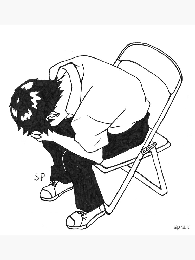 "Shinji-kun" Sticker for Sale by sp-art | Redbubble