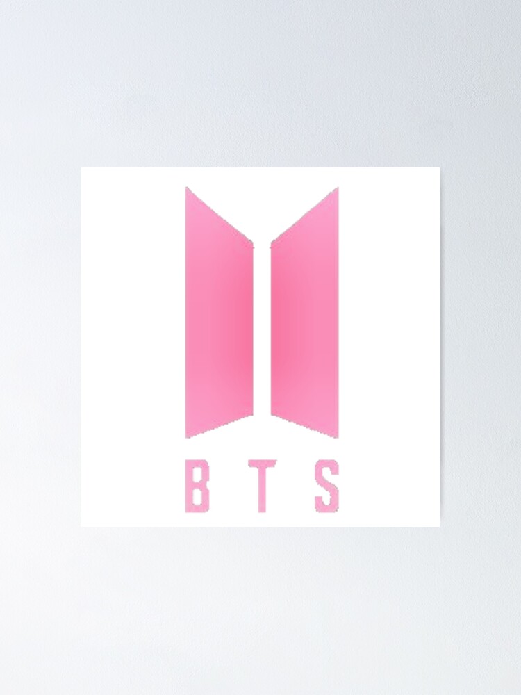 "BTS-Logo, Army BTS-Logo, rosa Logo" Poster von Inanashop | Redbubble