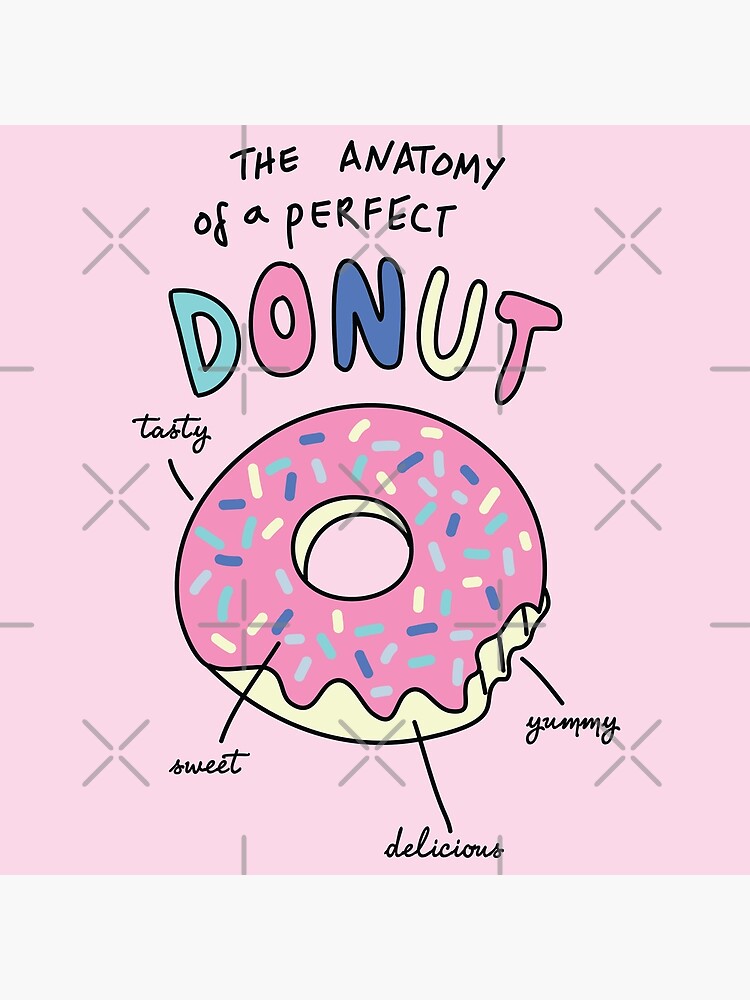 "The Anatomy of a Perfect Donut" Poster for Sale by wazoosi | Redbubble