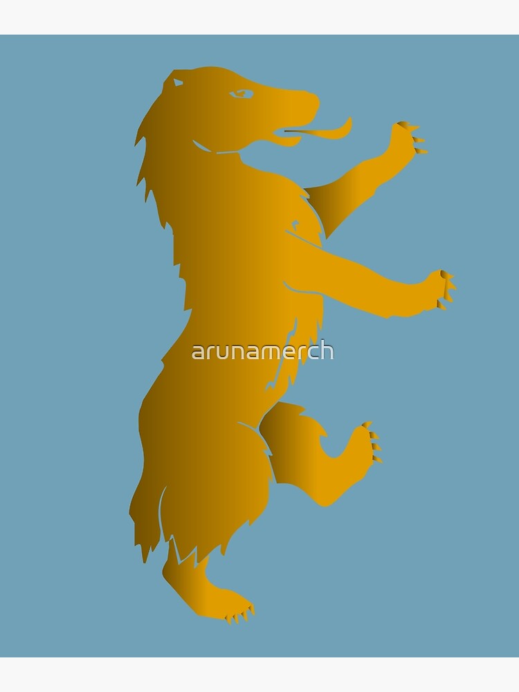 "Huffle Badger" Poster by arunamerch | Redbubble