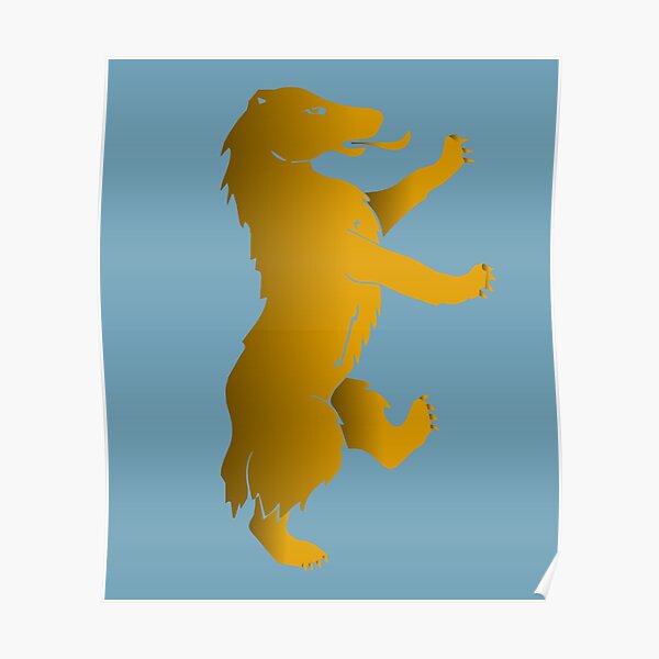 "Huffle Badger" Poster by arunamerch | Redbubble