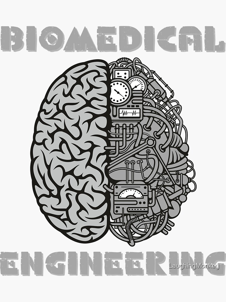 "Biomedical Engineering Cool Design Tees" Sticker for Sale by ...