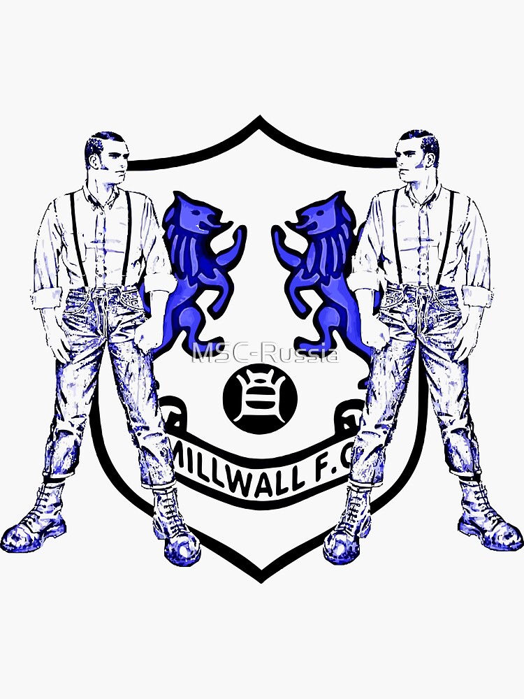 "Millwall Old School" Sticker for Sale by MSC-Russia | Redbubble