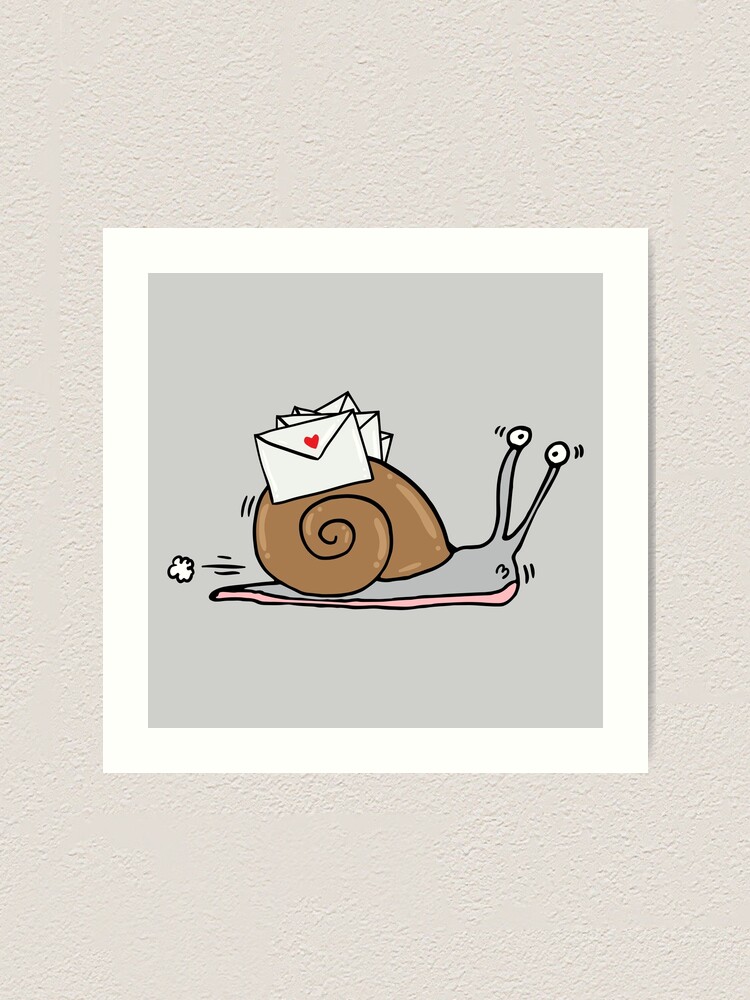 "Snail Mail" Art Print by adrianserghie | Redbubble