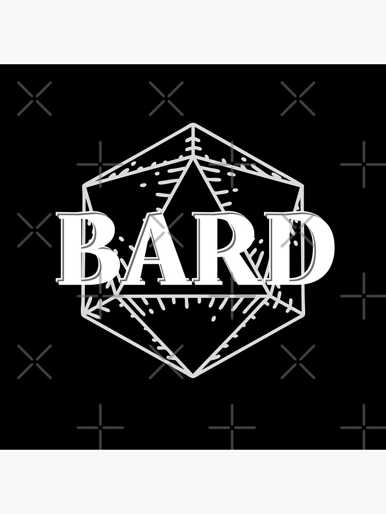 Póster «DnD Bard Class Symbol D20 Imprimir» de ToplineDesigns | Redbubble