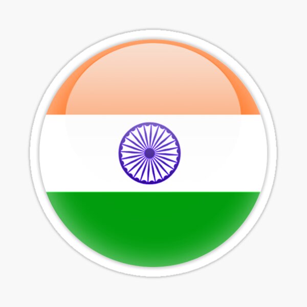 "Indian Flag" Sticker by Shivadhiraj | Redbubble