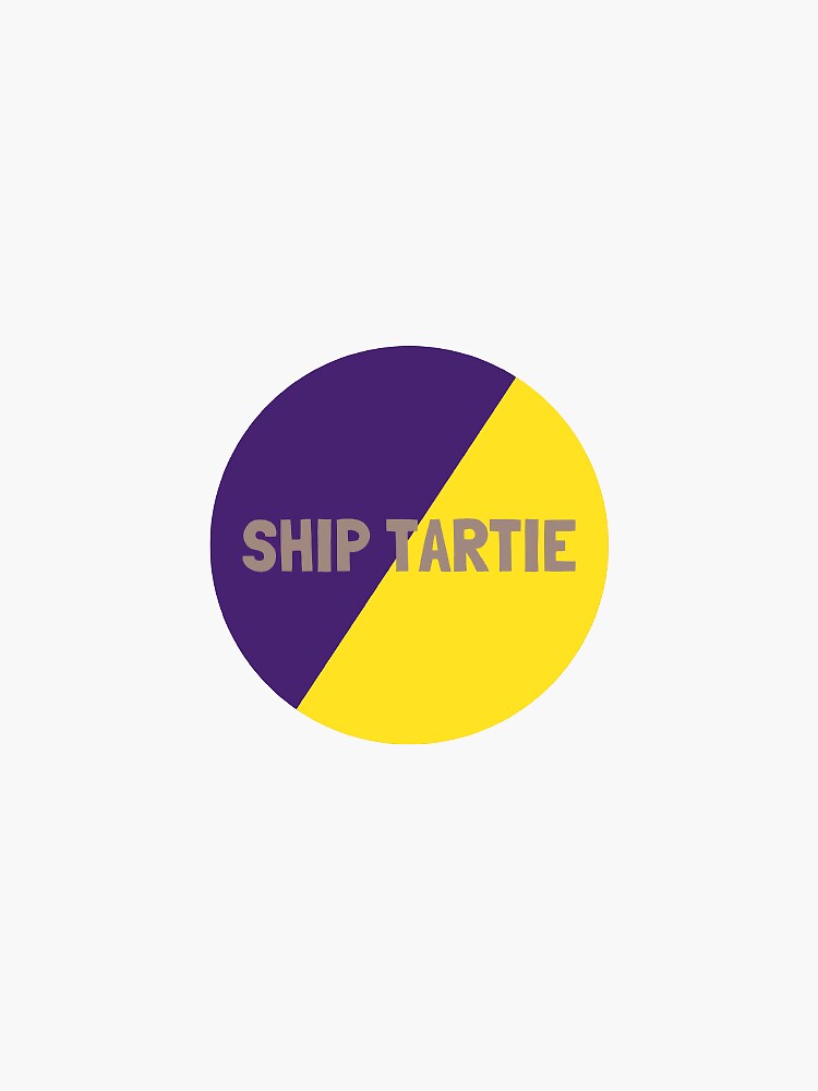 "Ship Tartie Sticker" Sticker for Sale by Chloe-Schwartz | Redbubble