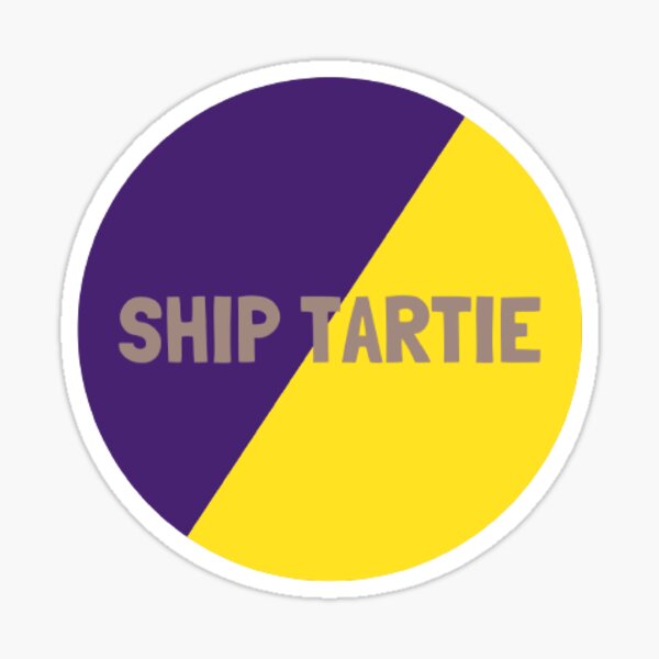 "Ship Tartie Sticker" Sticker for Sale by Chloe-Schwartz | Redbubble