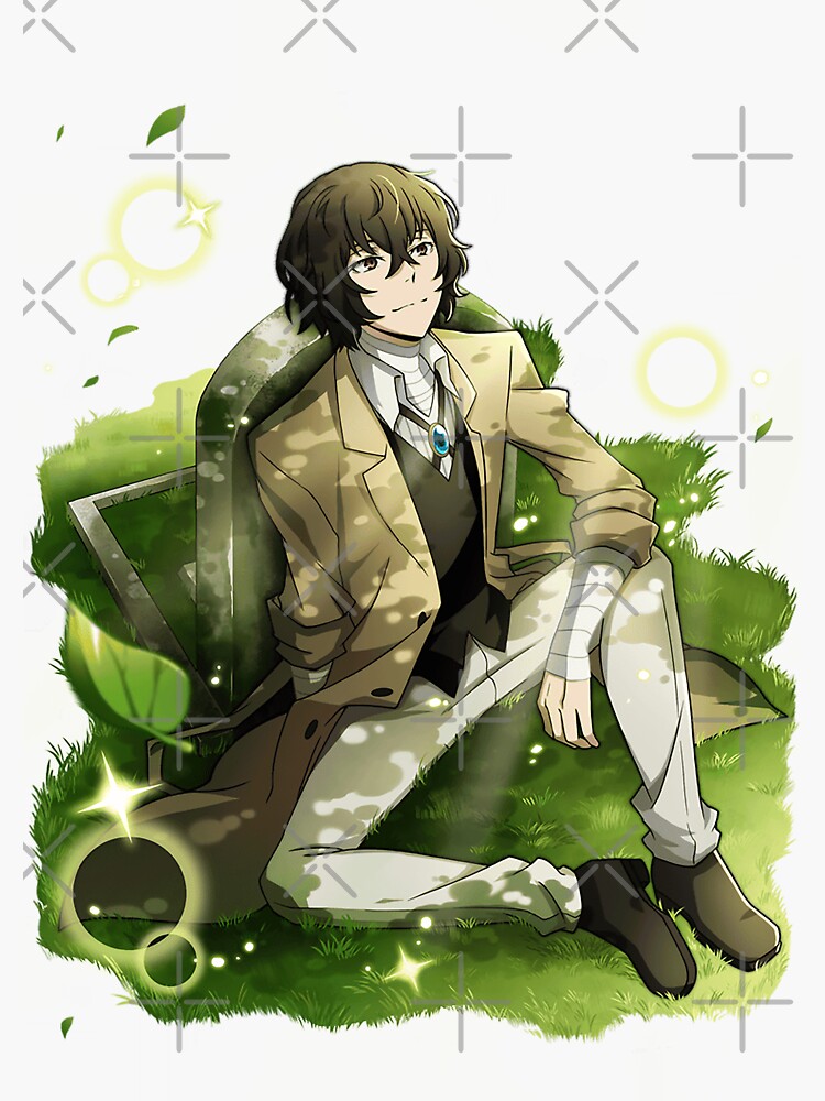 "Dazai Osamu BSD" Sticker for Sale by LokittyLevi | Redbubble