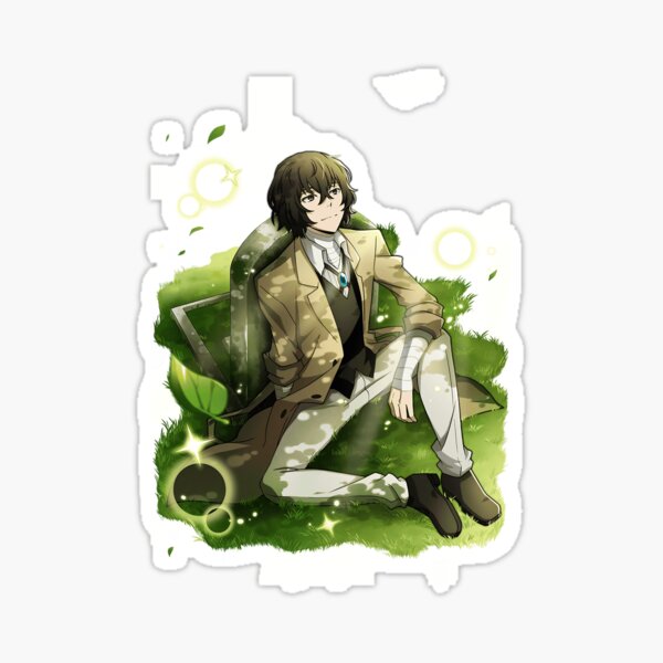 "Dazai Osamu BSD" Sticker for Sale by LokittyLevi | Redbubble