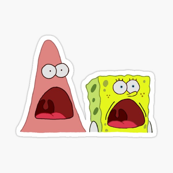 "Spongebob & Patrick" Sticker by Janthewonder | Redbubble