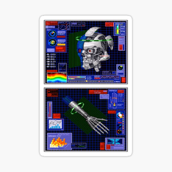 "Snatcher: Know thy Enemy" Sticker for Sale by retrogamechamp | Redbubble