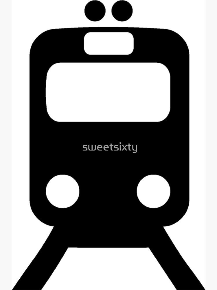 "Train Symbol" Poster for Sale by sweetsixty | Redbubble