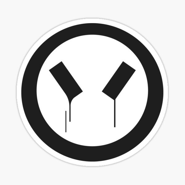 "Cyber sad face" Sticker by akramfex | Redbubble