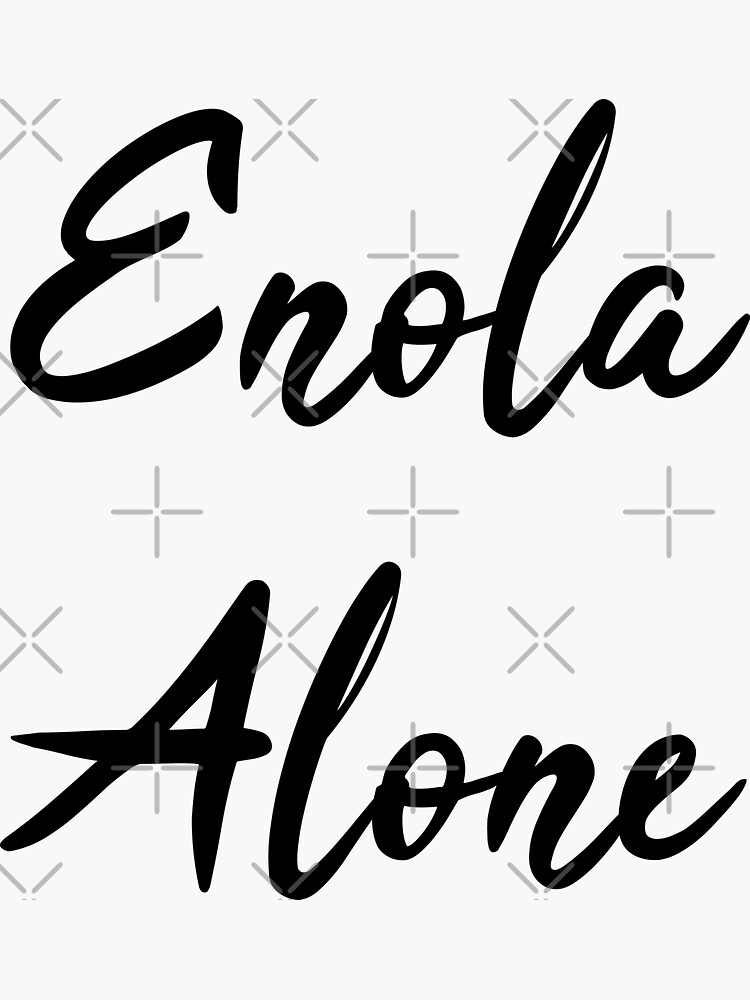 "enola" Sticker for Sale by aminabk | Redbubble