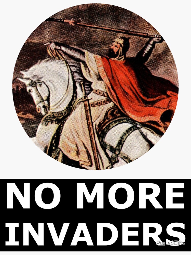 "No More Invaders Nationalist Conservative" Sticker for Sale by ...