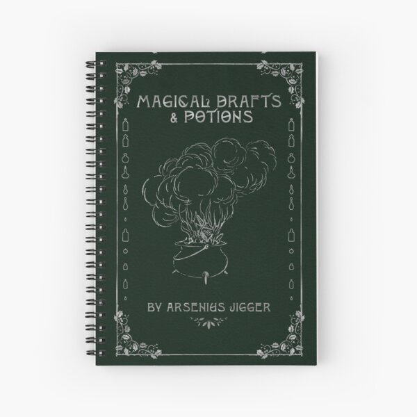 "'Magical Drafts & Potions' Journal" Spiral Notebook by chemicalpixie ...