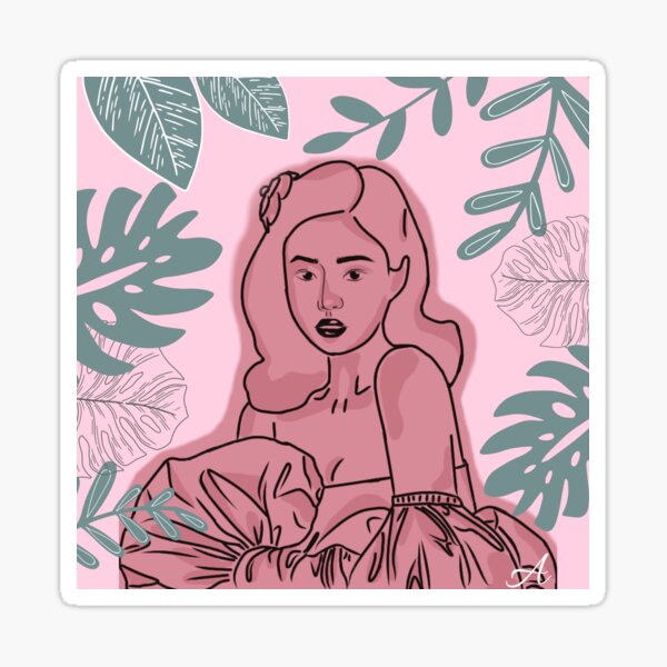 "Jennie of BLACKPINK Fanart" Sticker for Sale by Prismbox | Redbubble