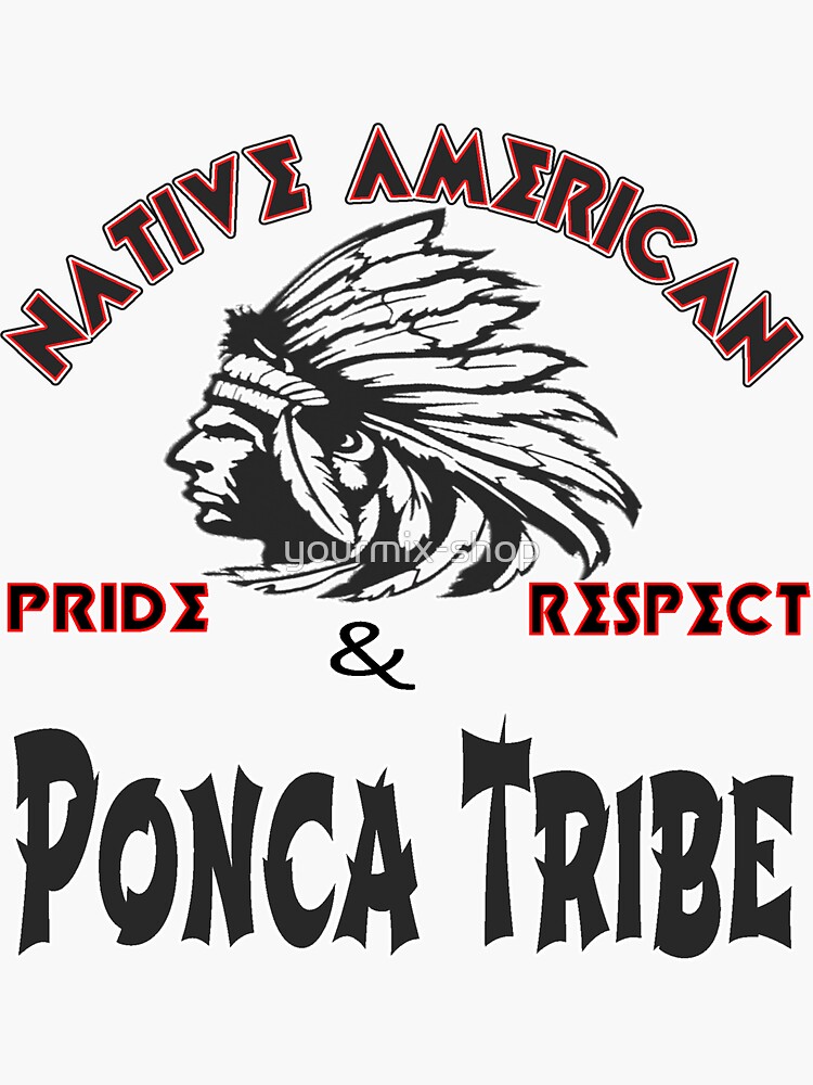 "Native American - Ponca Tribe" Sticker by yourmix-shop | Redbubble