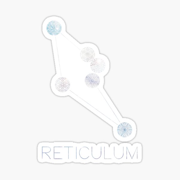 "Reticulum Constellation Mandalas" Sticker for Sale by MetaPhyStore ...