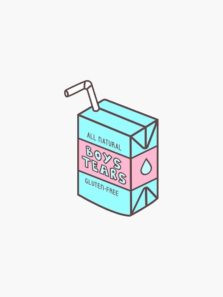 "Boys tears Juicebox" Sticker by chasingthestars | Redbubble