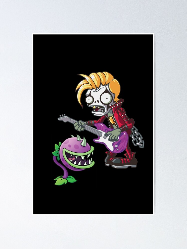 "Plants VS Zombies | Zombie Metalhead" Poster for Sale by weaboomean ...