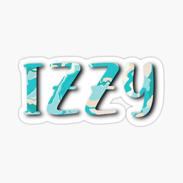 "Izzy" Sticker for Sale by dolphin1128 | Redbubble
